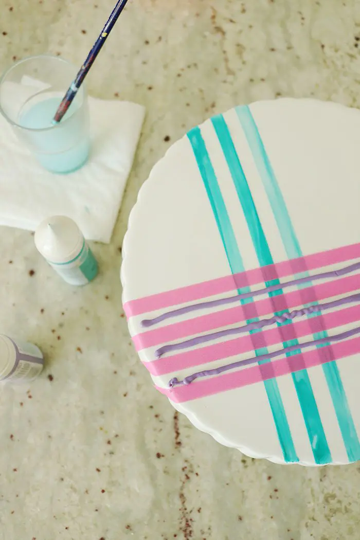 DIY-painted-ceramics-lines - Darling Darleen | A Lifestyle Design Blog