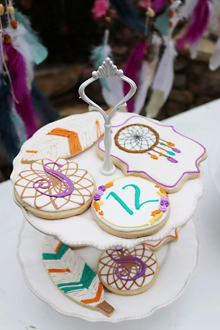 boho-birthday-sugar-cookies - Darling Darleen | A Lifestyle Design Blog