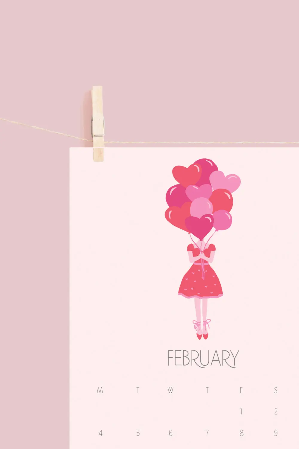 february calendar 2019 - Darling Darleen | A Lifestyle Design Blog