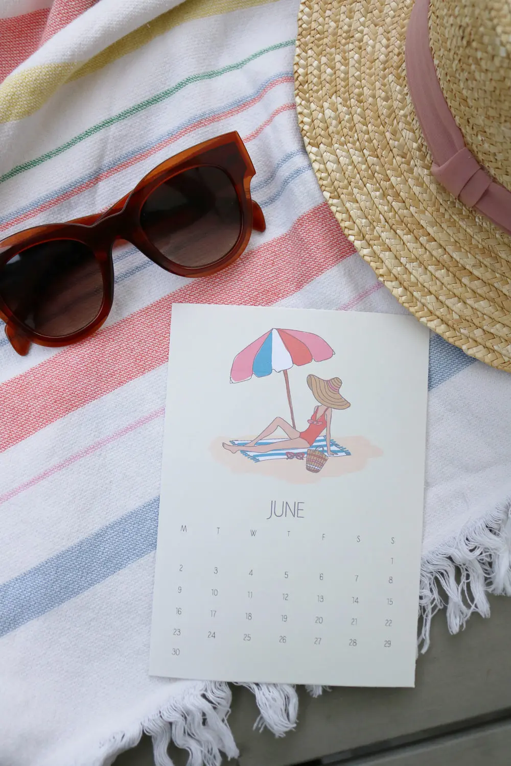 june-calendar - Darling Darleen | A Lifestyle Design Blog