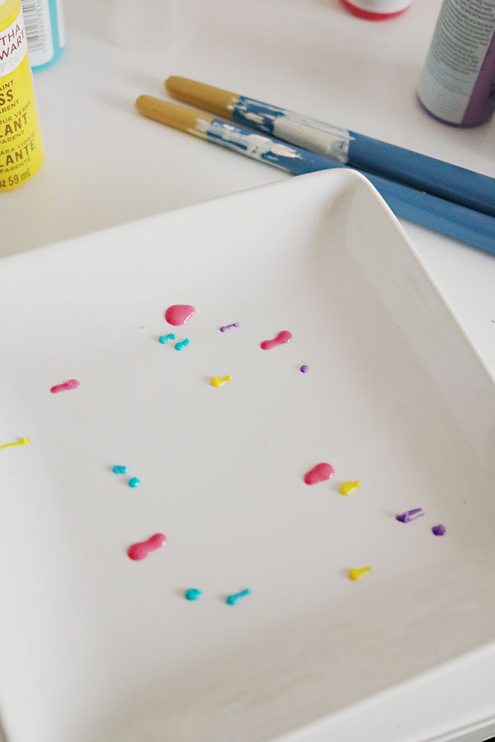 DIY Painted Watercolor Tray - Darling Darleen | A Lifestyle Design Blog