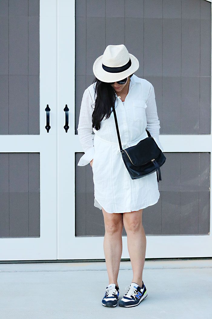 Spring Weekend Outfit Shirt Dress - Darling Darleen | A Lifestyle ...