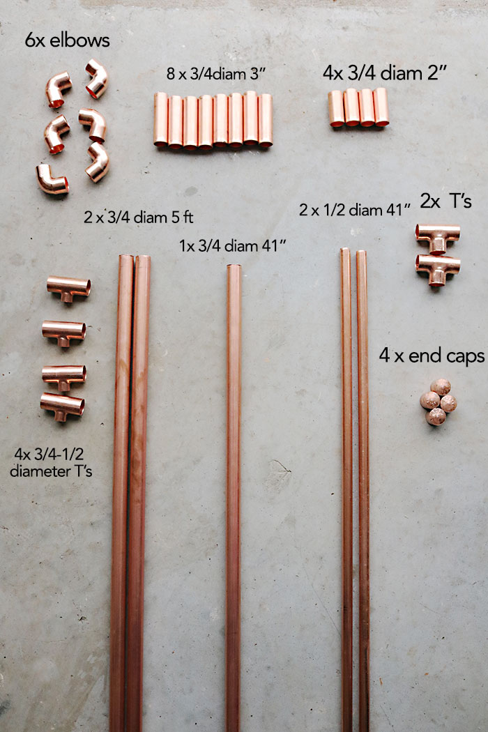 DIY Copper Clothing Rack - Darling Darleen | A Lifestyle Design Blog