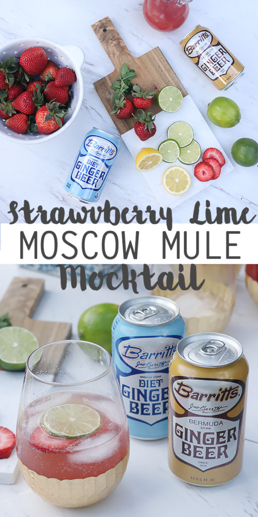 Strawberry Lime Moscow Mule Mocktail - Darling Darleen | A Lifestyle ...