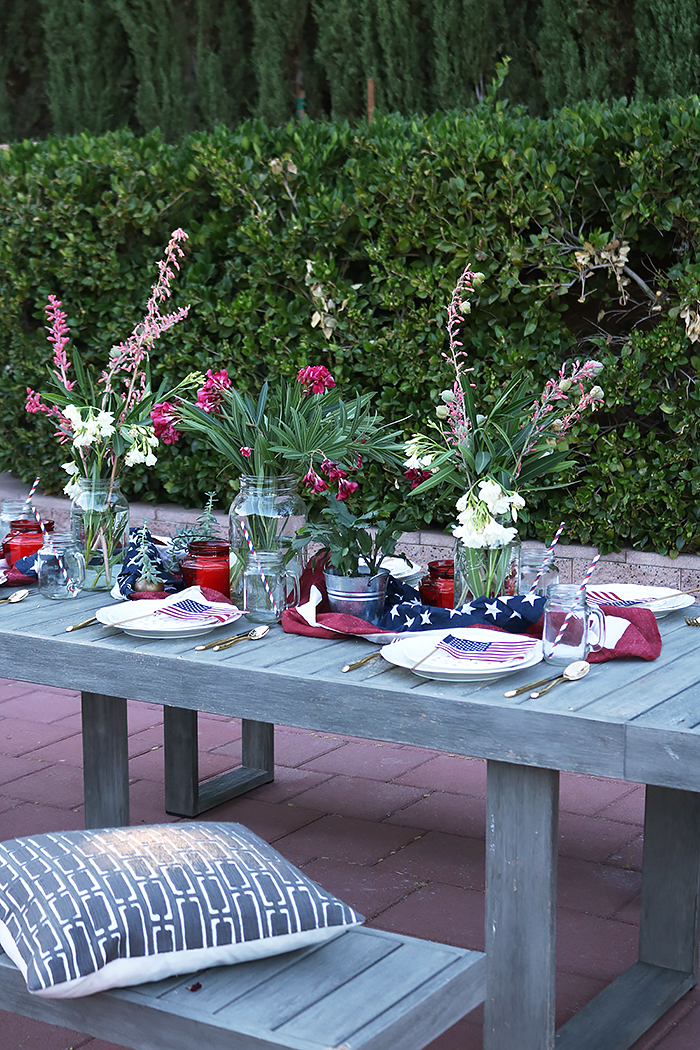 Fourth Of July Tablescape - Darling Darleen | A Lifestyle Design Blog