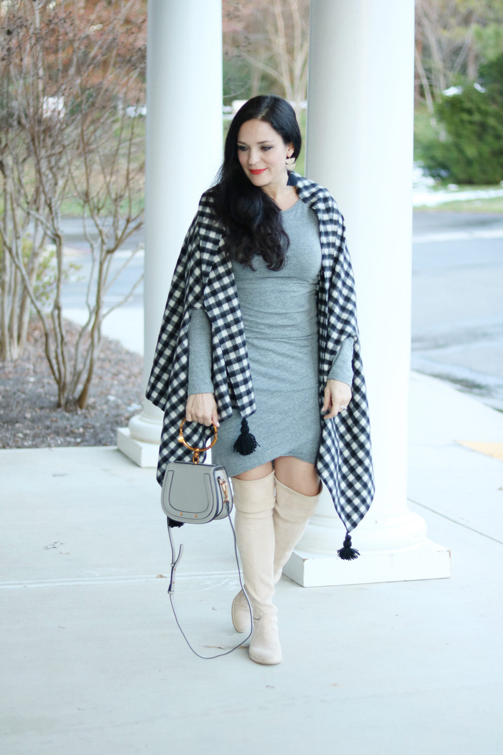 Cape Scarf Outfit - Darling Darleen | A Lifestyle Design Blog