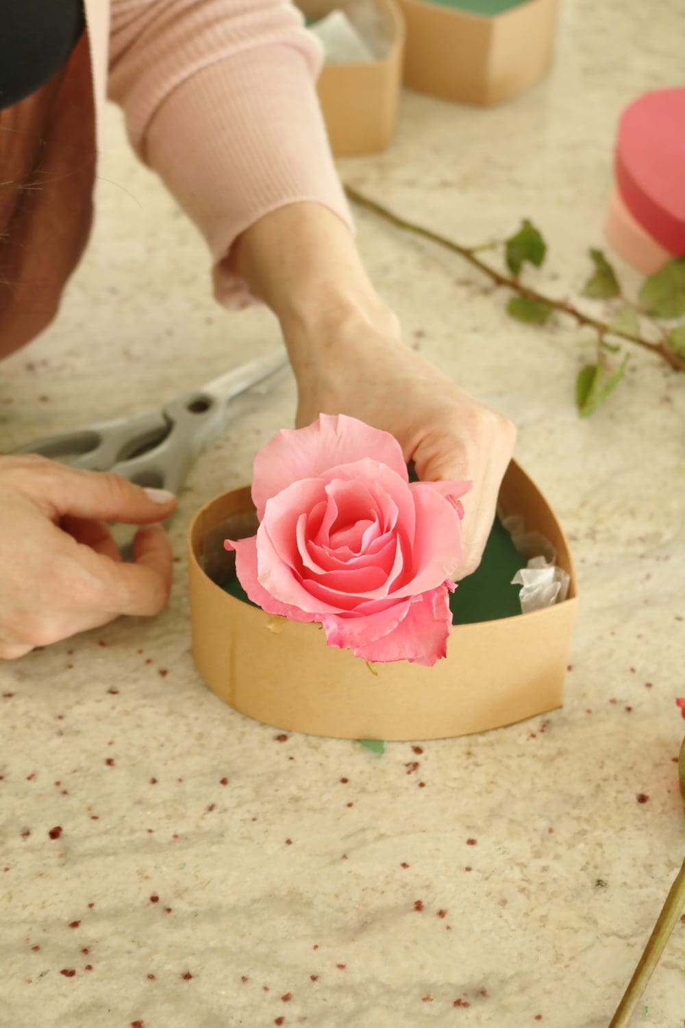 Heart Shape Flower Box - Darling Darleen | A Lifestyle Design Blog