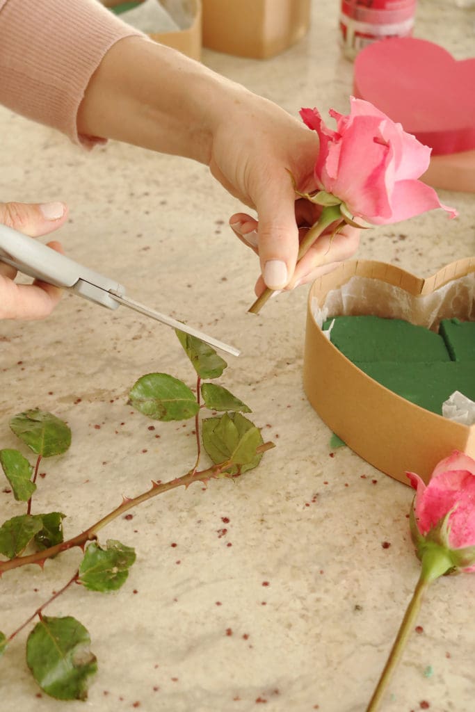 Heart Shape Flower Box - Darling Darleen | A Lifestyle Design Blog