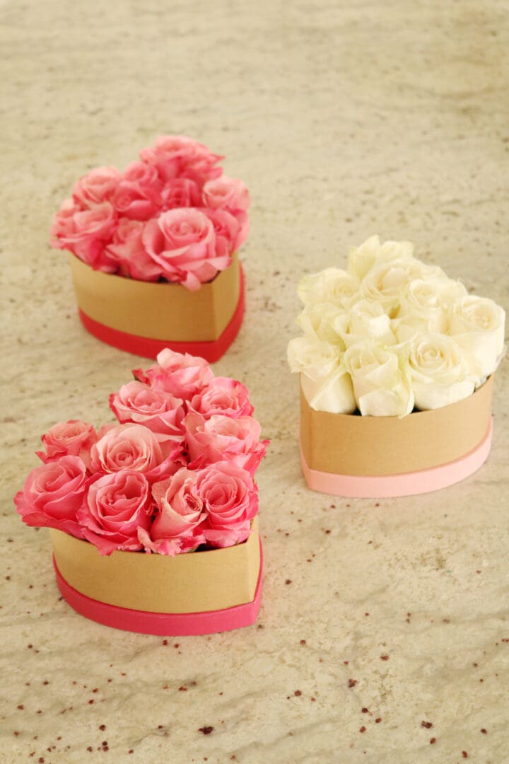 Heart Shape Flower Box Darling Darleen A Lifestyle Design Blog