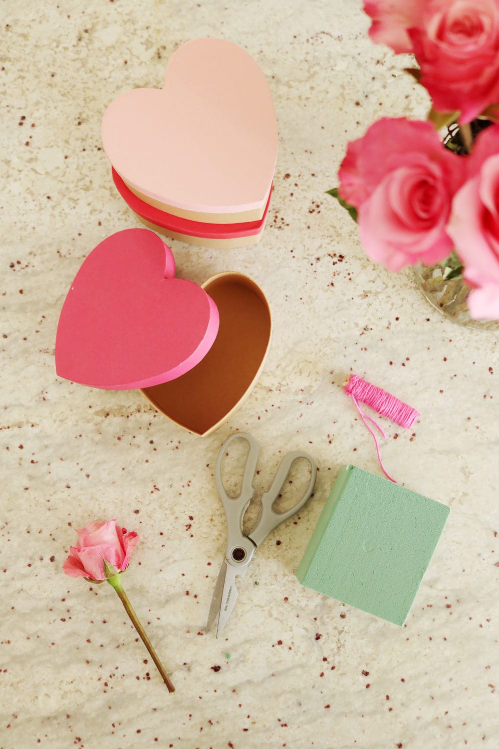 Heart Shape Flower Box - Darling Darleen | A Lifestyle Design Blog