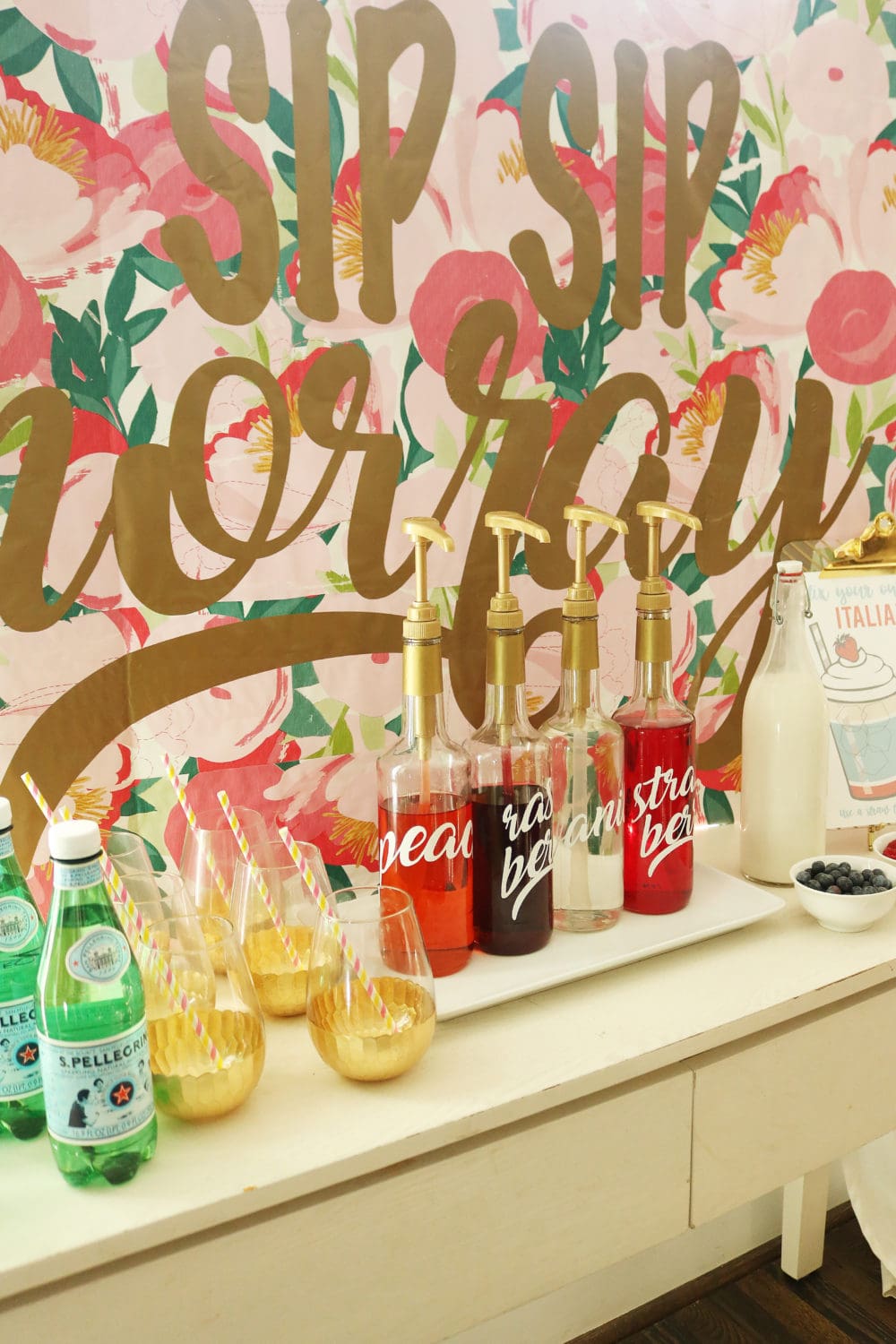 Italian Soda Bar + Free Printable - Darling Darleen | A Lifestyle ...