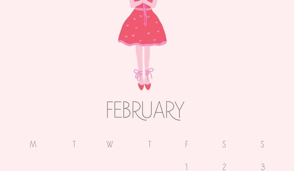 February Calendar-FREE Printable - Darling Darleen | A Lifestyle Design ...