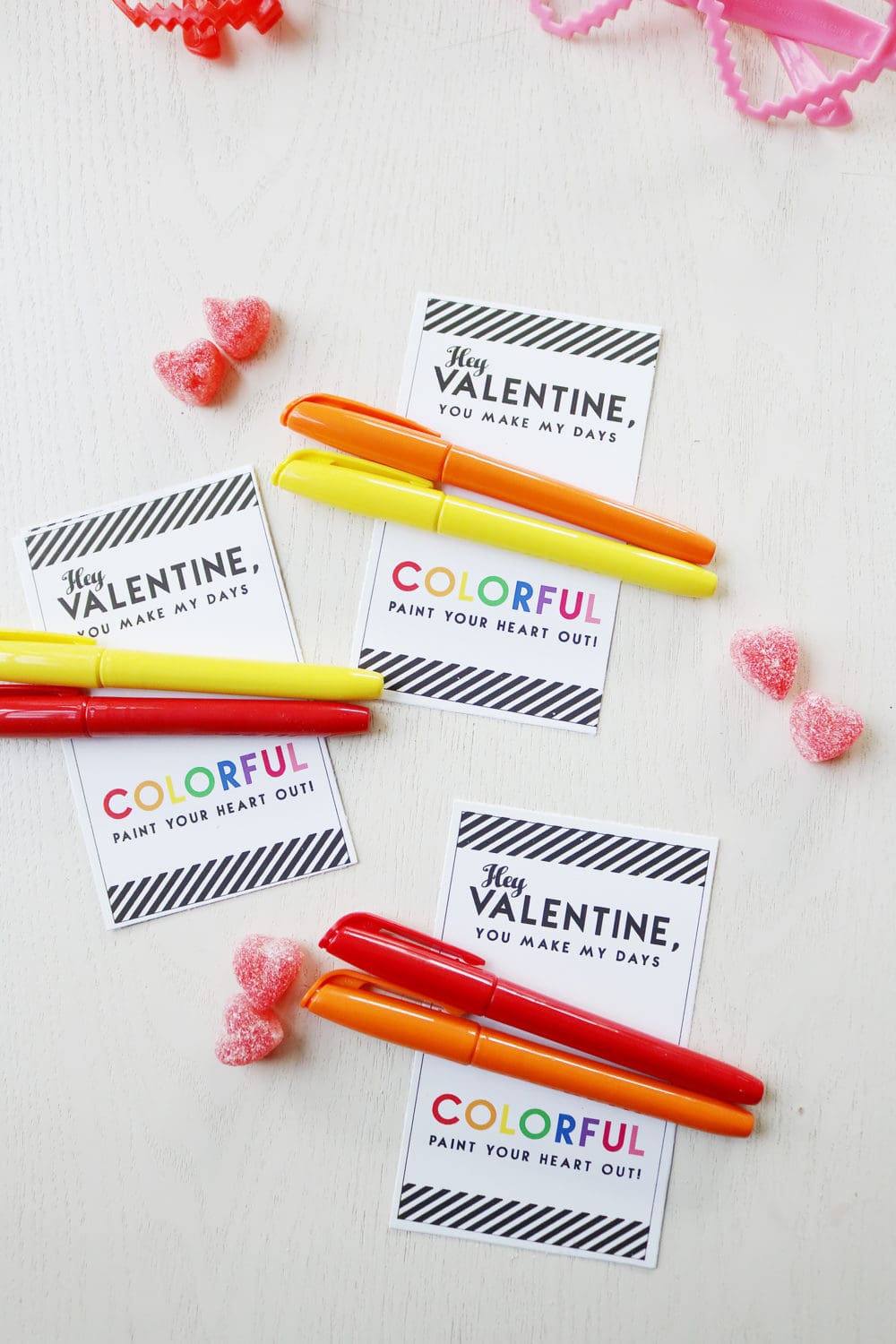 Non-Candy Valentine Printables - Darling Darleen | A Lifestyle Design Blog
