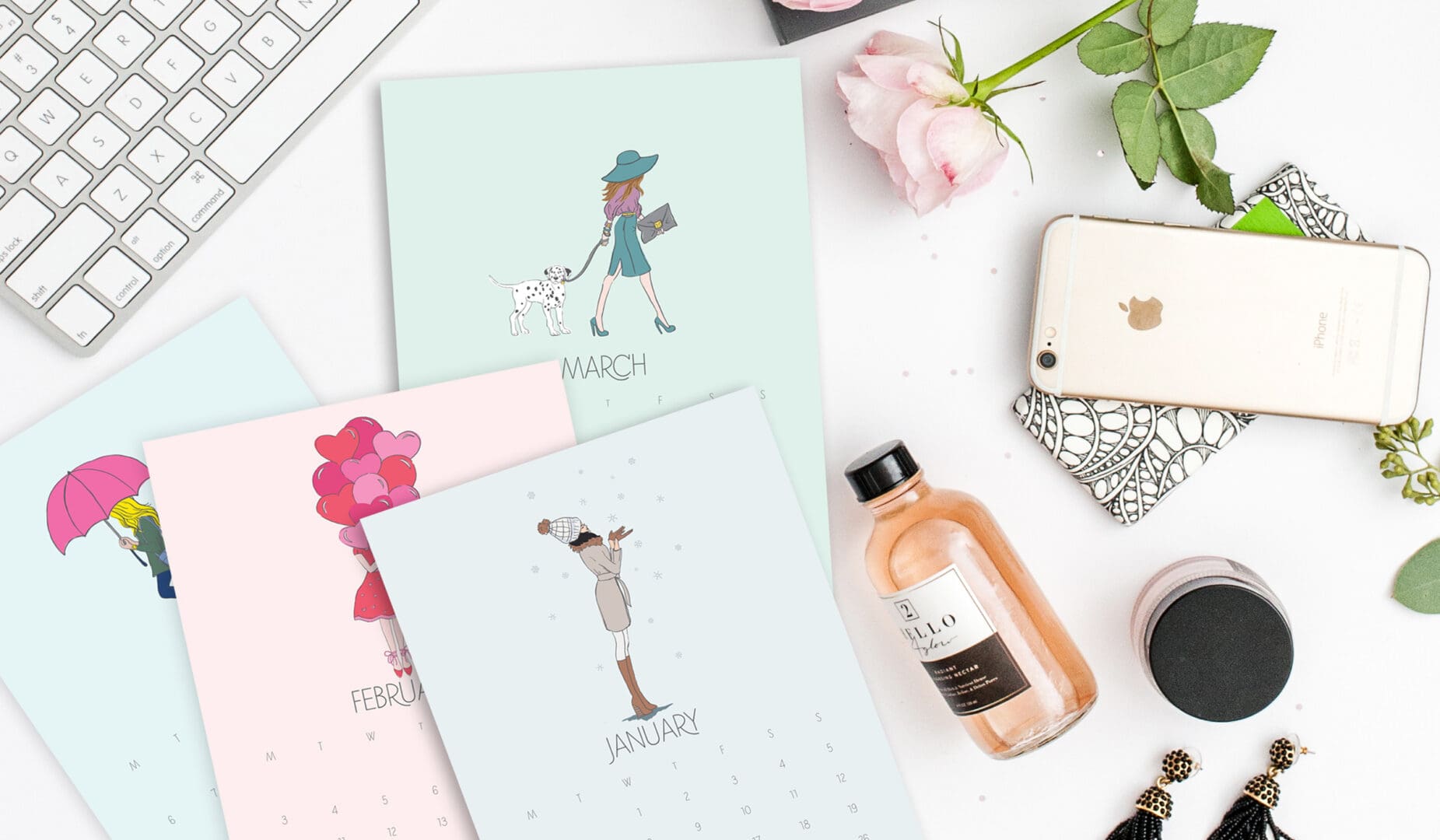 2020 Fashion Calendar Printable - Darling Darleen | A Lifestyle Design Blog