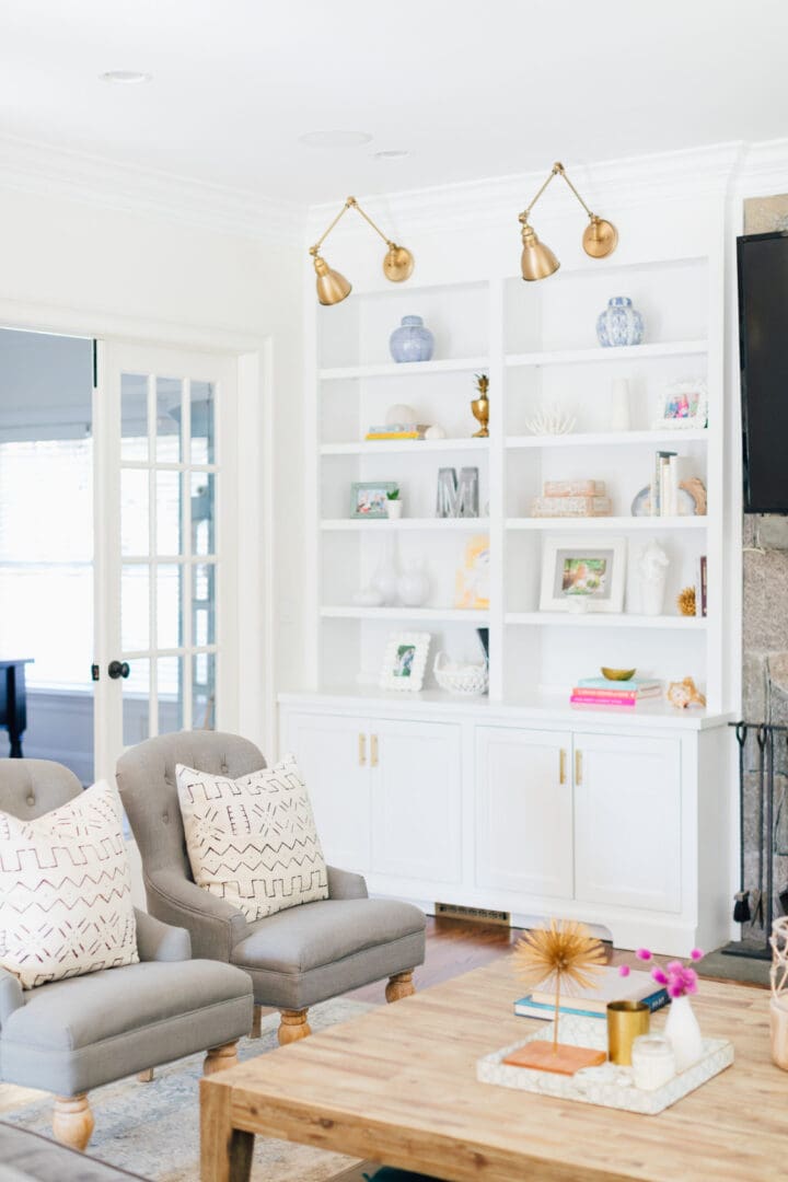 Family Room Built Ins - Darling Darleen | A Lifestyle Design Blog