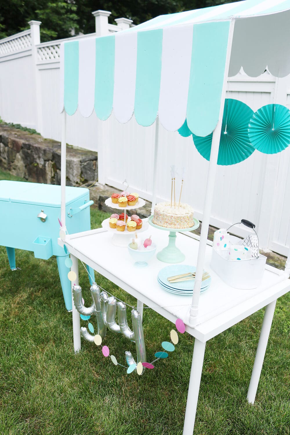 DIY Scallop Table Top Canopy - Darling Darleen | A Lifestyle Design Blog