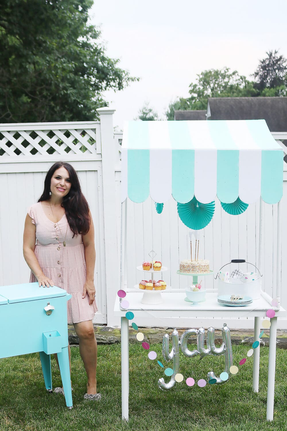 DIY Scallop Table Top Canopy - Darling Darleen | A Lifestyle Design Blog