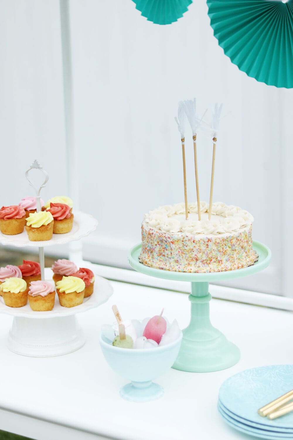 DIY Scallop Table Top Canopy - Darling Darleen | A Lifestyle Design Blog