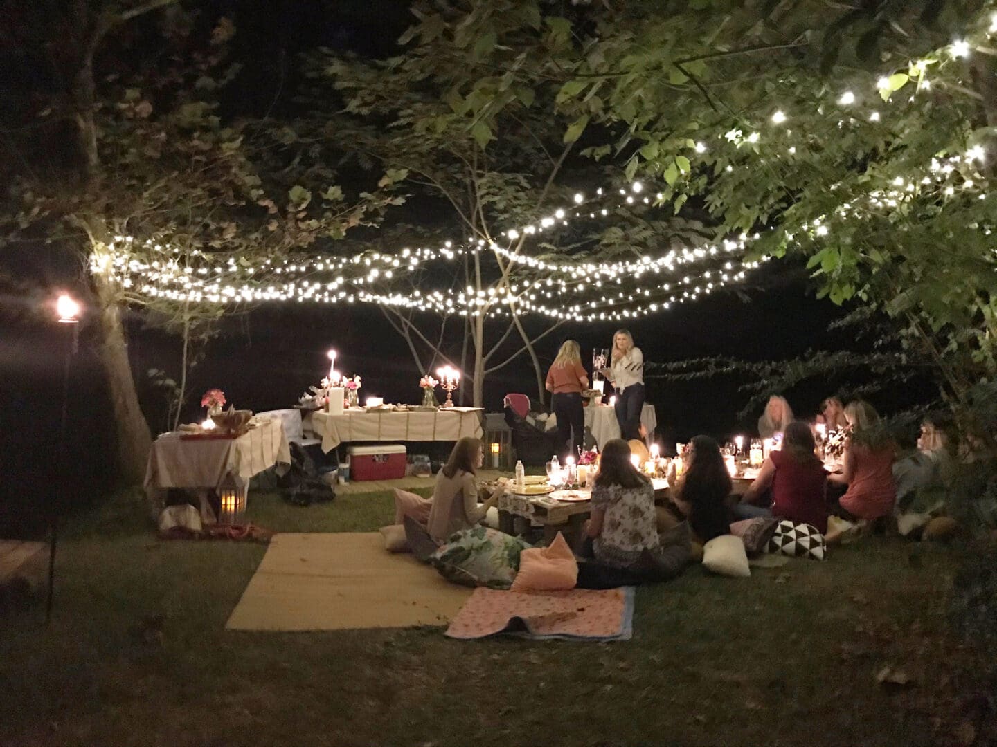 Bohemian backyard Dinner Party - Darling Darleen | A Lifestyle Design Blog