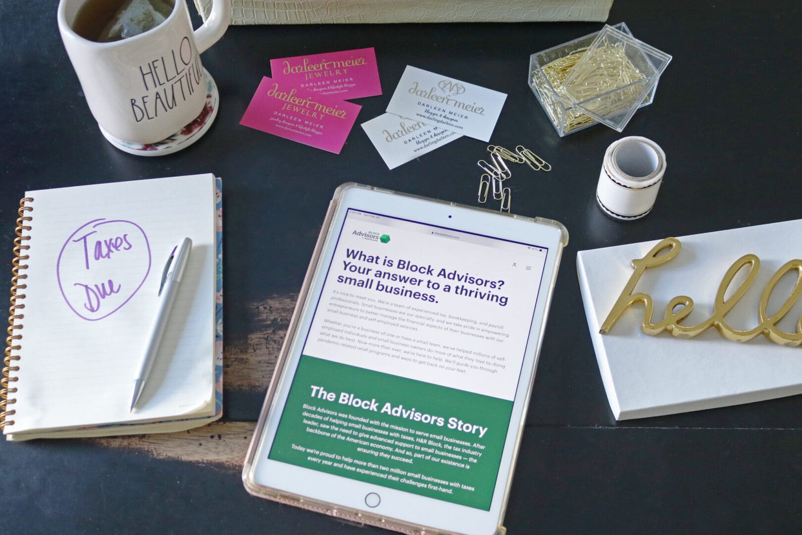 5 Top Small Business Tax Tips with Block Advisors - Darling Darleen | A ...