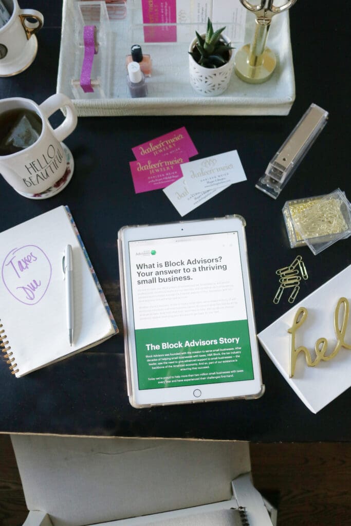 5 Top Small Business Tax Tips with Block Advisors - Darling Darleen | A ...